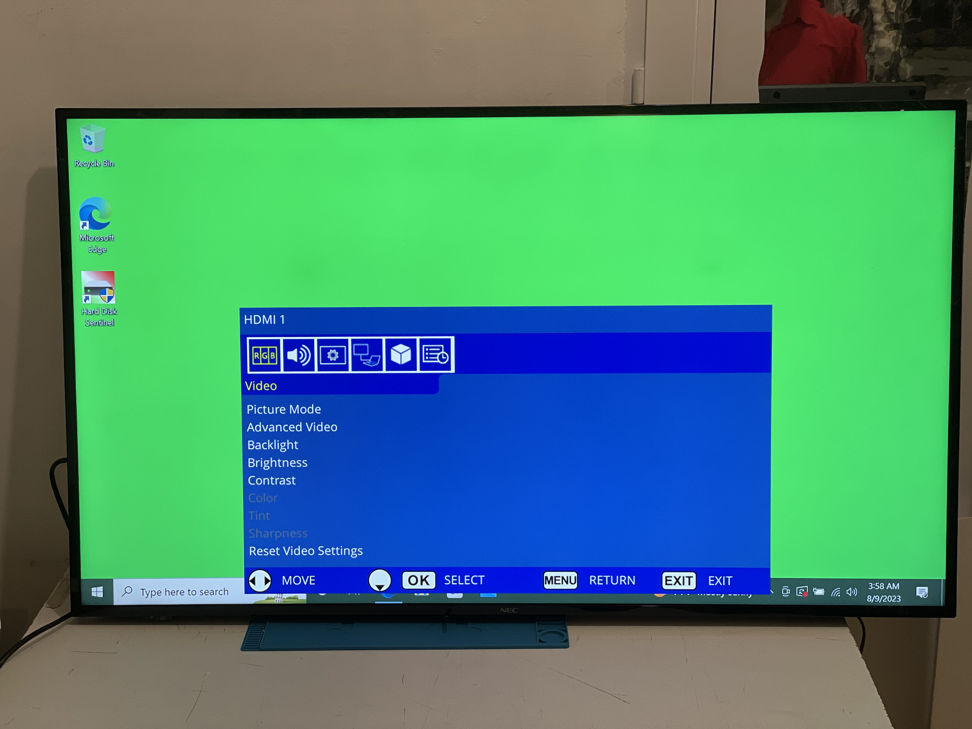 Монитор NEC E557Q 55" (клас А) - 15267 | Subincho